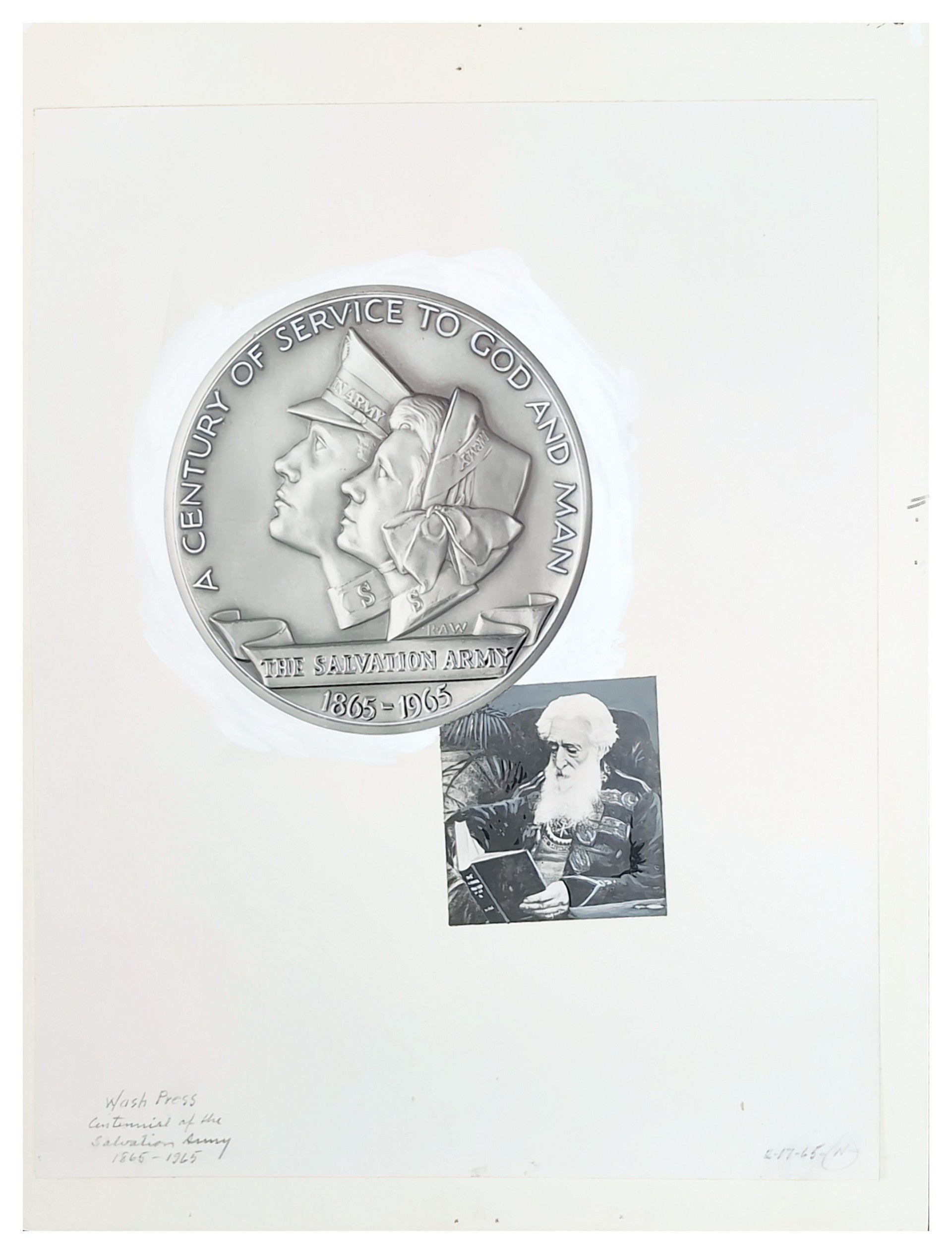 US Art Craft Scott 1267 1965 The Salvation Army Artwork – Hgitner.com